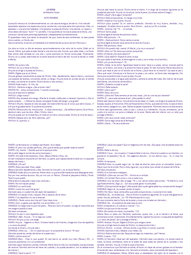 La Nona | PDF | Alimentos