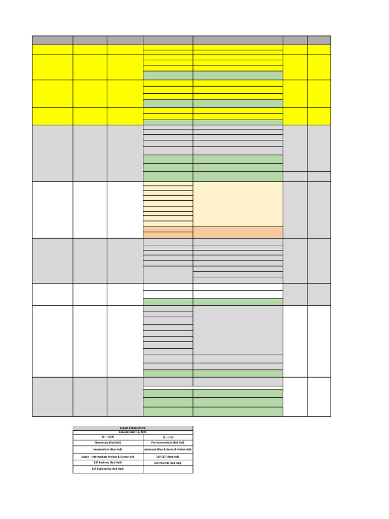 LRA Final Spring 2024 Sheet | PDF