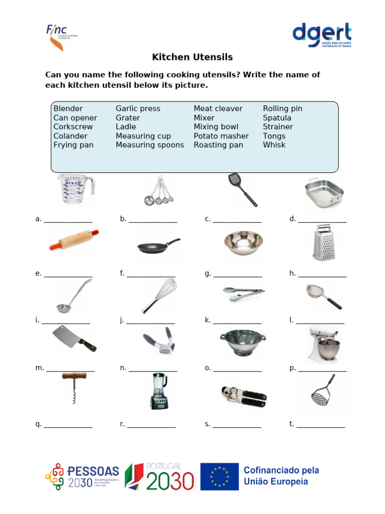 Kitchen Utensils | PDF