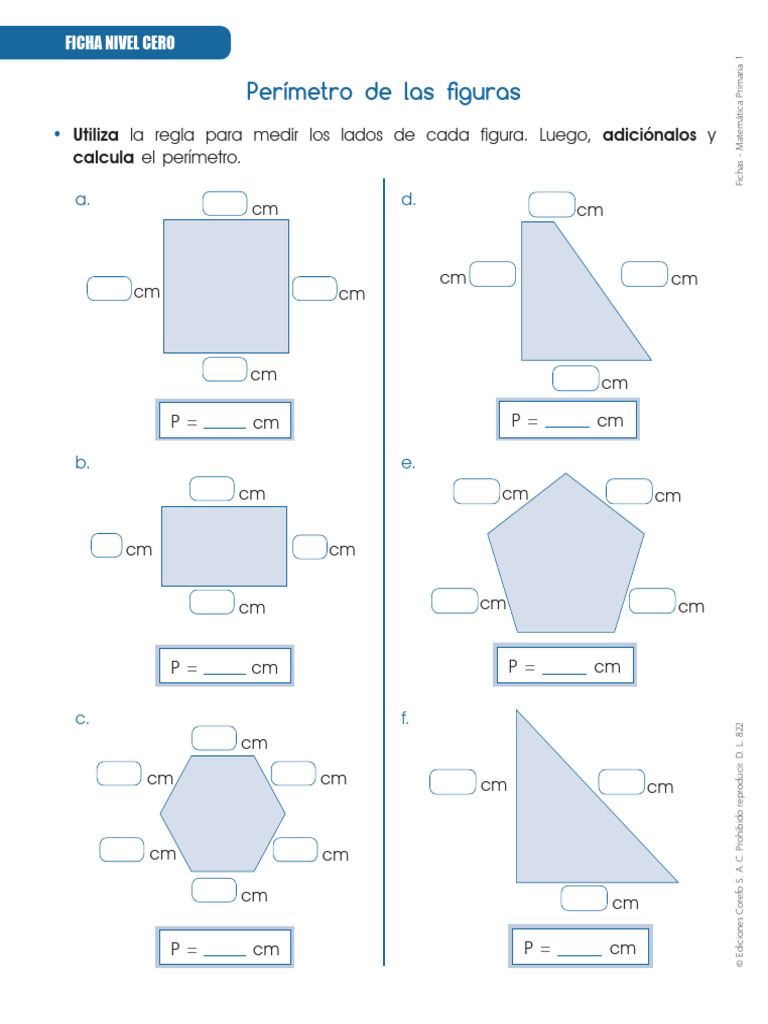 F0 - Perímetro de Las Figuras | PDF
