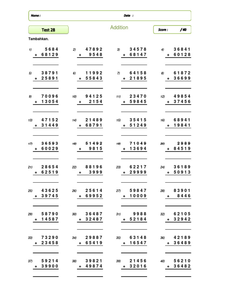 Tambah 5 Digit Pdf