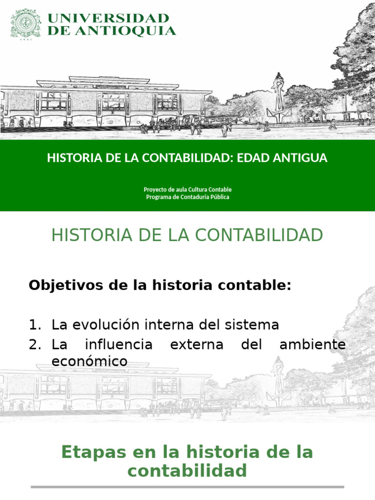 Historia de La Contabilidad Edad Media y Contemporanea 2024-2 | PDF ...