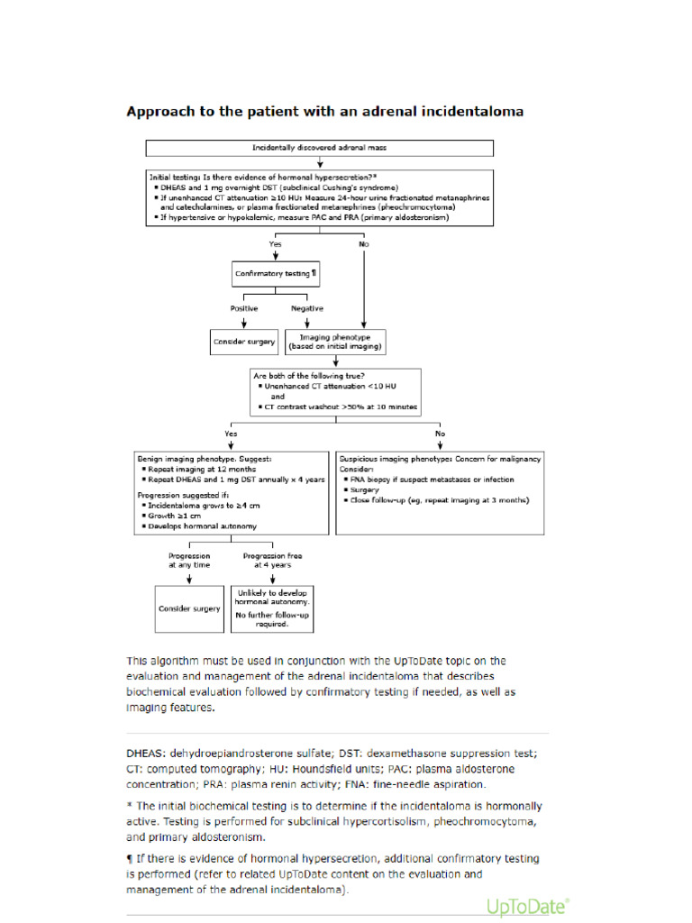 Adrenal Incidentaloma | PDF