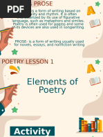 Poetry Pre - Test | PDF | Metaphor | Poetry