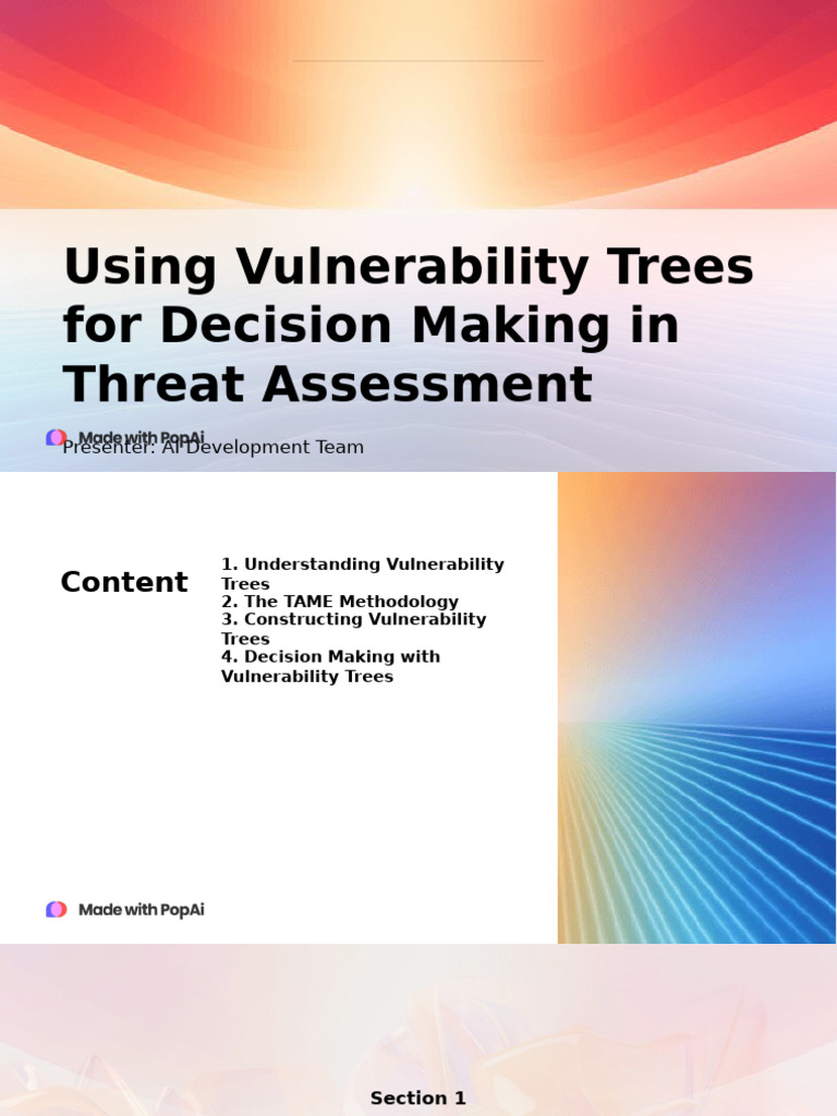 Using Vulnerability Trees For Decision Making in Threat Asse | PDF | Vulnerability (Computing ...