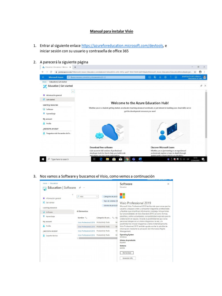 Guía de Instalación de Visio | PDF | Crecimiento personal y profesional ...