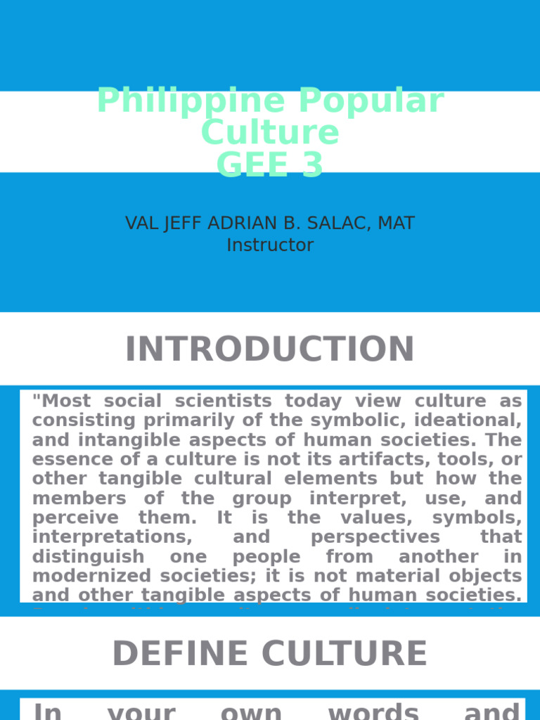 Gee 3 Module 1 Presentation | PDF | Traditions | Liberal Arts Education