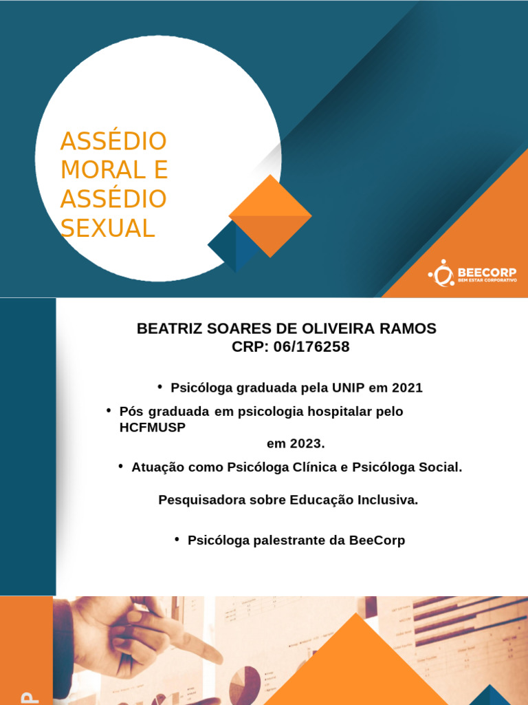 Assédio Moral e Sexual: Definições e Prevenção | PDF | Assédio sexual ...