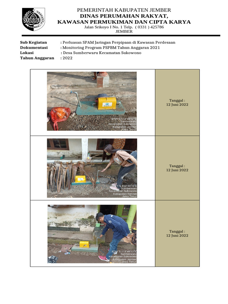 Dokumentasi Sumberwaru 2021 | PDF