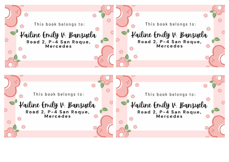 Book Label | PDF