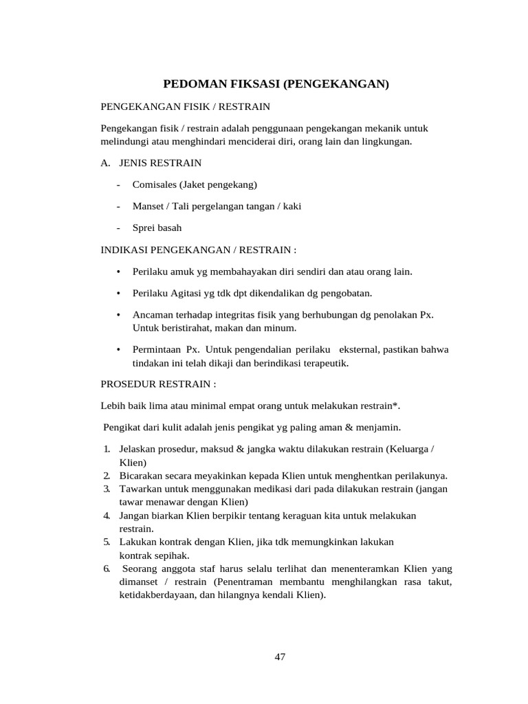 Materi Fiksasi | PDF