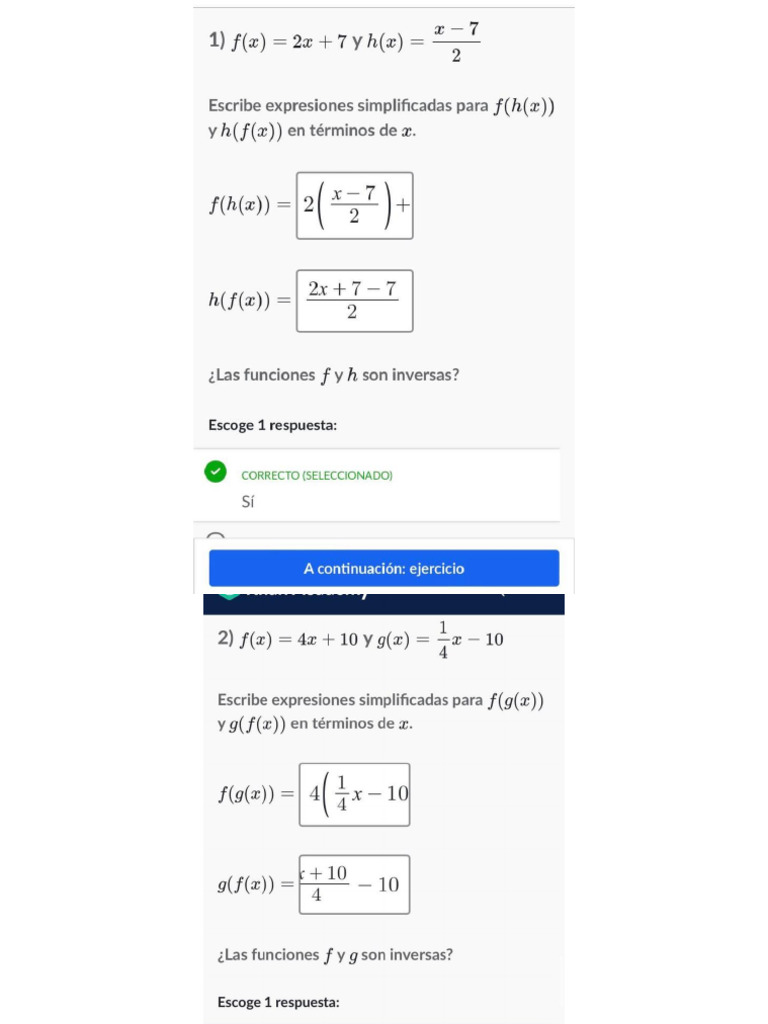 Funciones Inversas | PDF