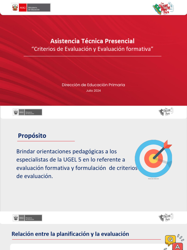 CRITERIOS DE EVALUACION Y EVALUACION FORMATIVA | PDF | Evaluación | Plan de estudios