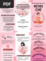 Drug Presentation On Methergine | PDF | Childbirth | Clinical Medicine