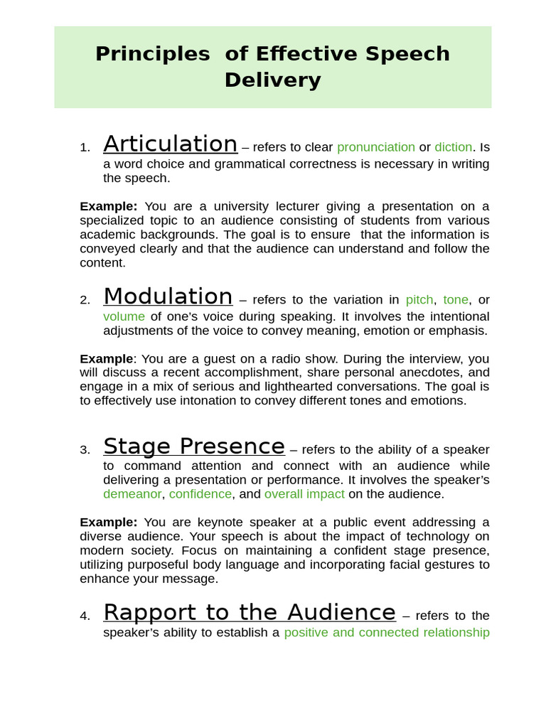 Oral Com Notes | PDF