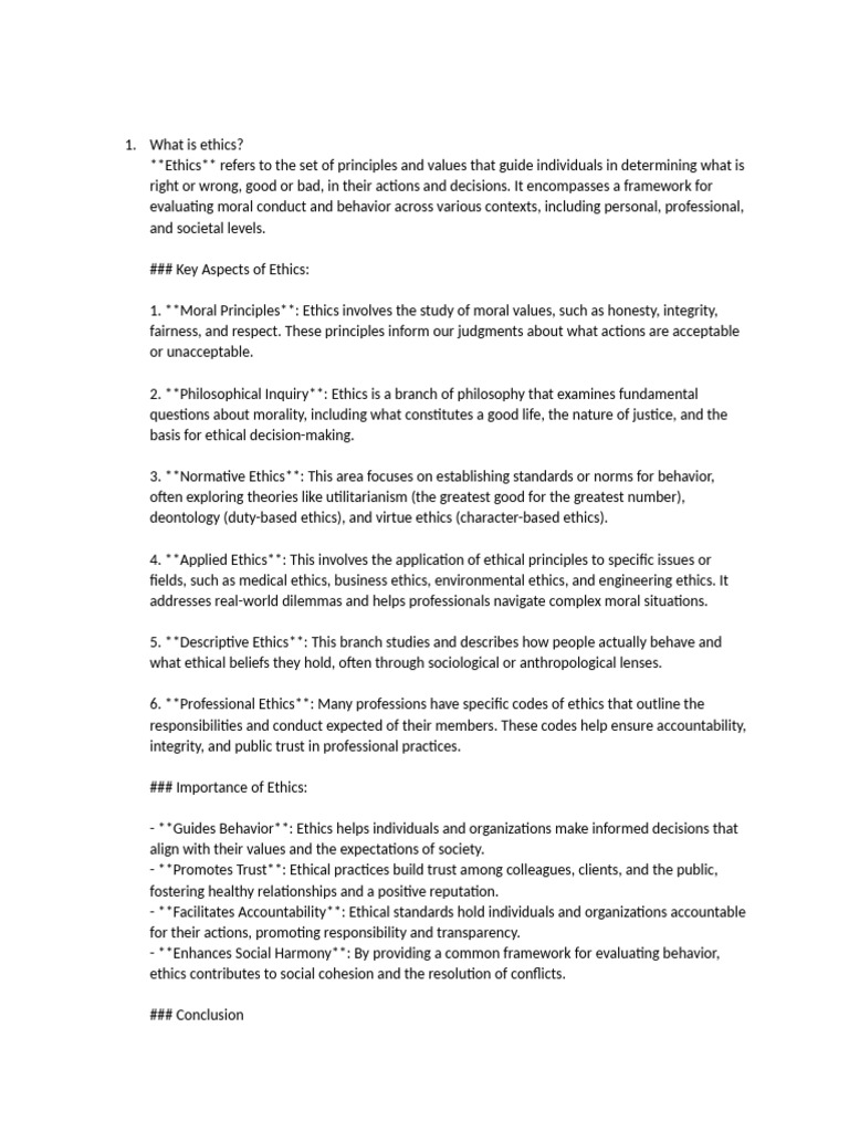 ethics-unit3 | PDF | Morality | Design Thinking