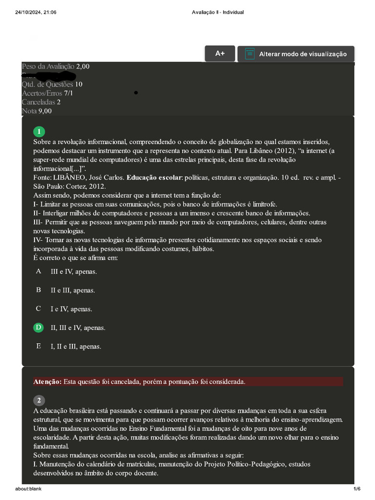 Prova 3 Contexto Historico | PDF