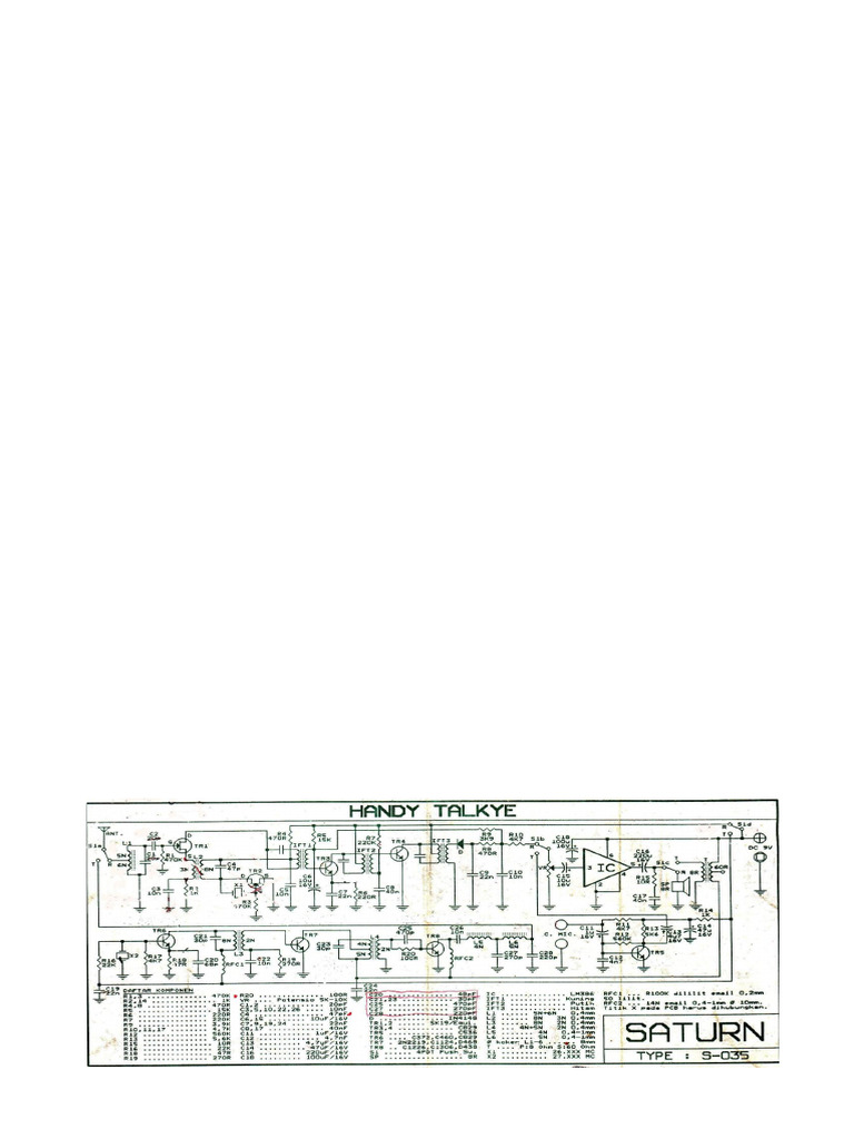 Rangkaian Handy Talky 27 MHz Sederhana | PDF