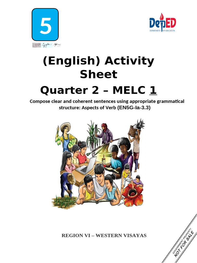 Las English 5 q2 Melc 1 Aspects of Verb2 1 | PDF | Grammatical Tense | Learning