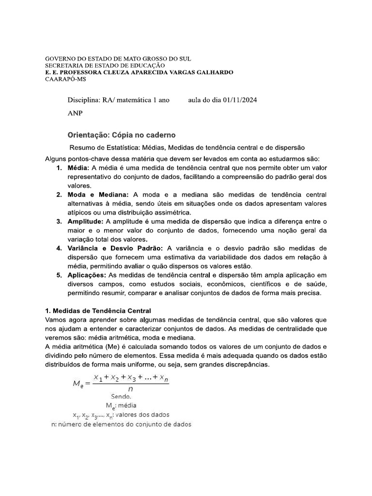 ANP Dos Treinos PDMM | PDF