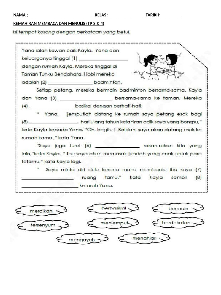 Kemahiran Mmbaca DN Menulis tp3 | PDF