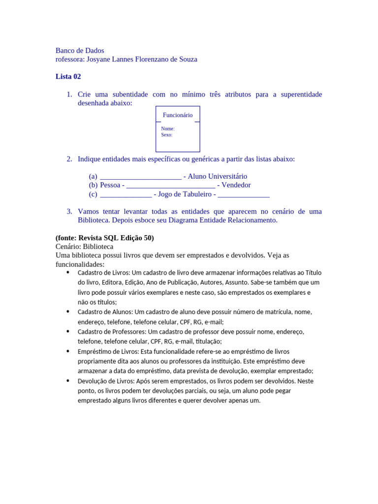 6 Lista 02 | PDF