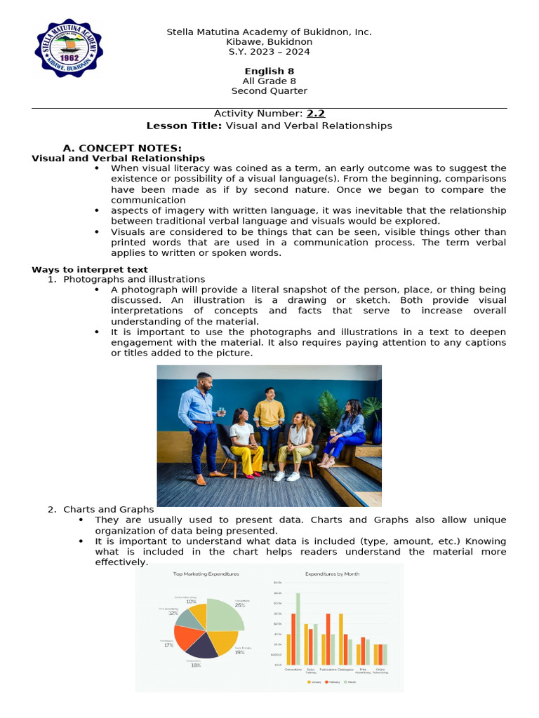 ENGLISH 8 - LESSON 2.2 HANDOUT | PDF | Graphics | Communication