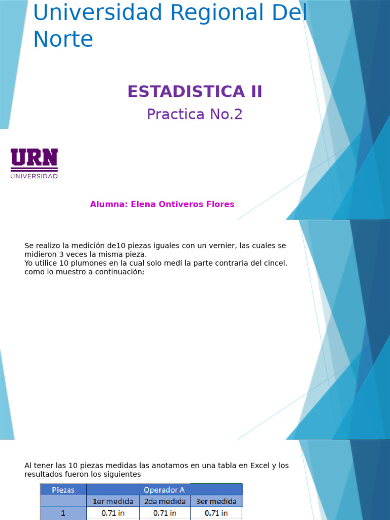 Practica No.2 ESTADISTICA | PDF