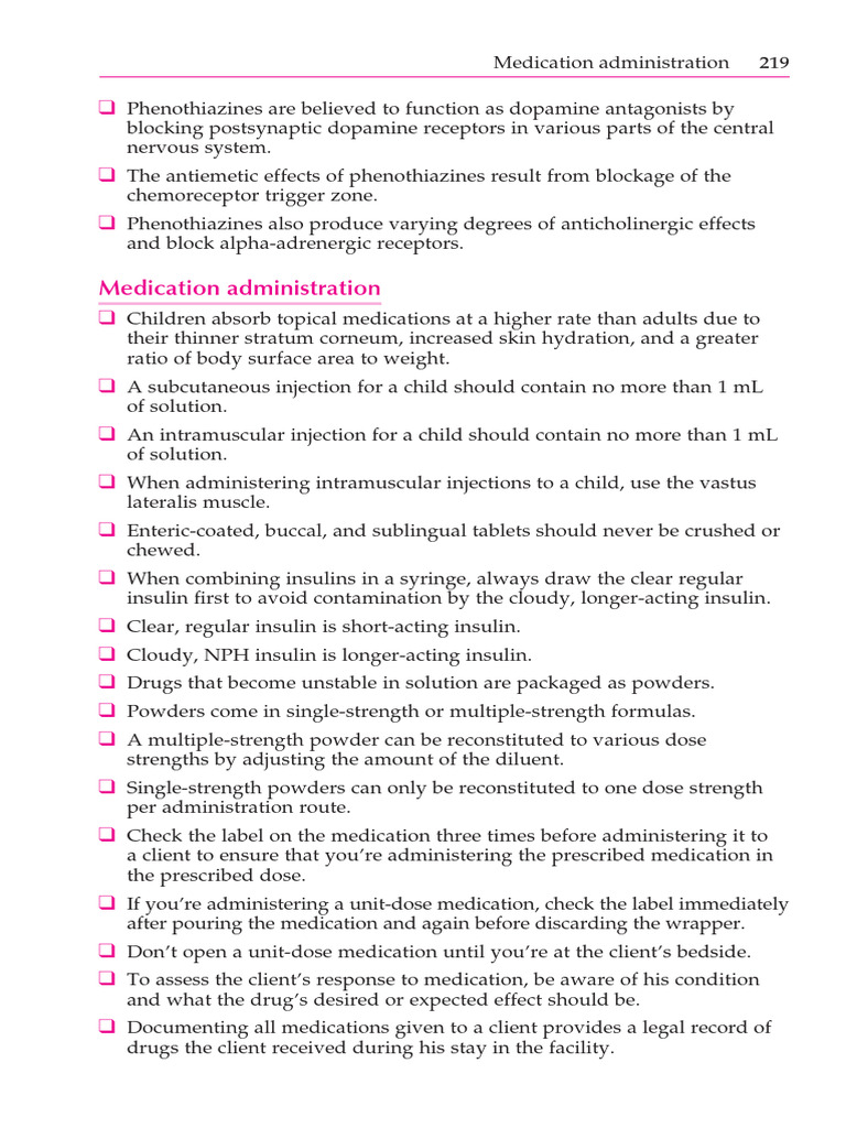 Medication Administration | PDF | Intravenous Therapy | Injection ...