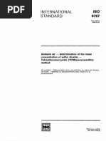 Methods for Measuring Sulphur Dioxide | PDF | Titration | Chemistry