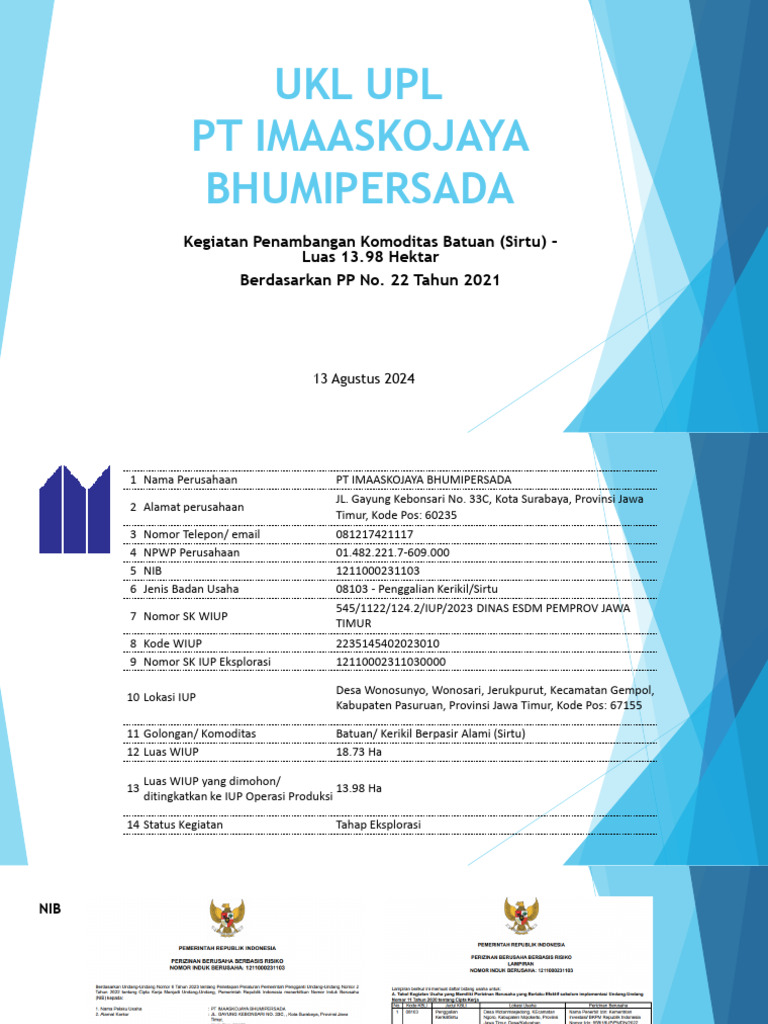 Presentasi Ukl Upl PT Ibp.r1 | PDF