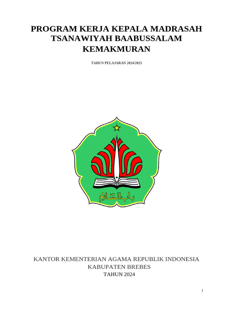 Program Kerja Kamad | PDF | Karier & Perkembangan