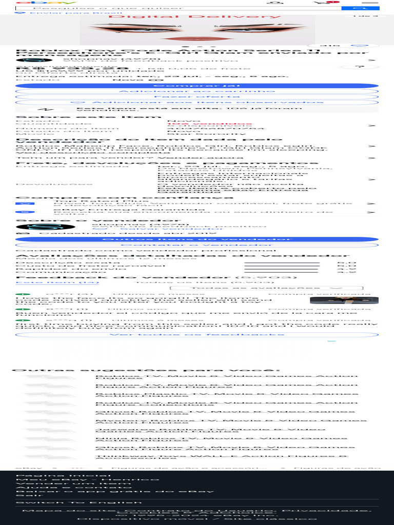 Roblox Toy Code Action Series 11 Persephone's E-G | PDF