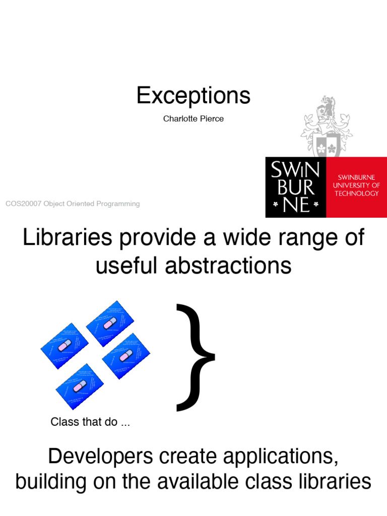 Handling Exceptions in Object-Oriented Programming | PDF | Control Flow ...