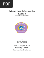 Modul Ajar Matematika - Nilai Tempat Bilangan - Fase B - Kelas 3 | PDF | Kajian Bahasa Asing