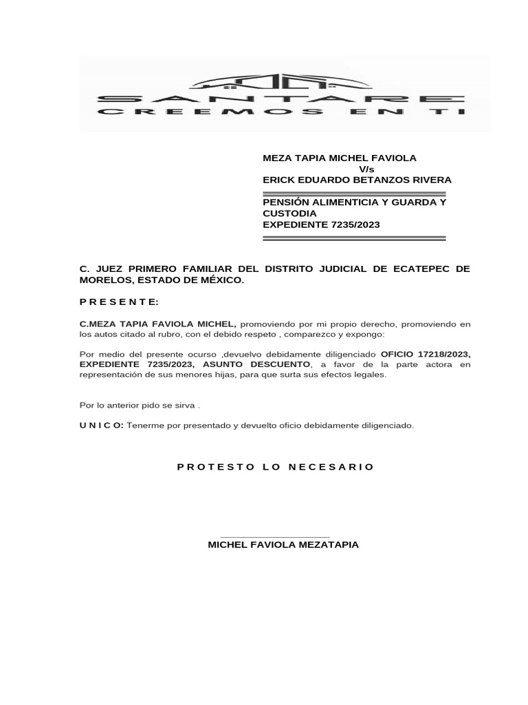 Devolucion de Oficio | PDF | Derecho