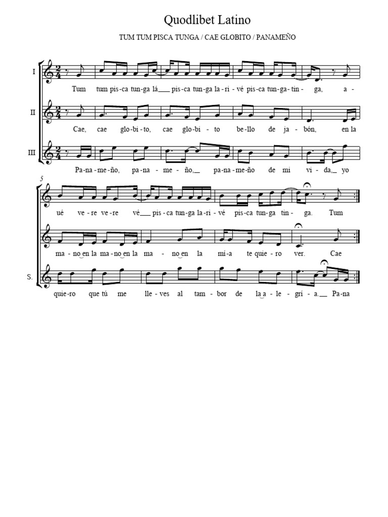 Quodlibet Latino | PDF