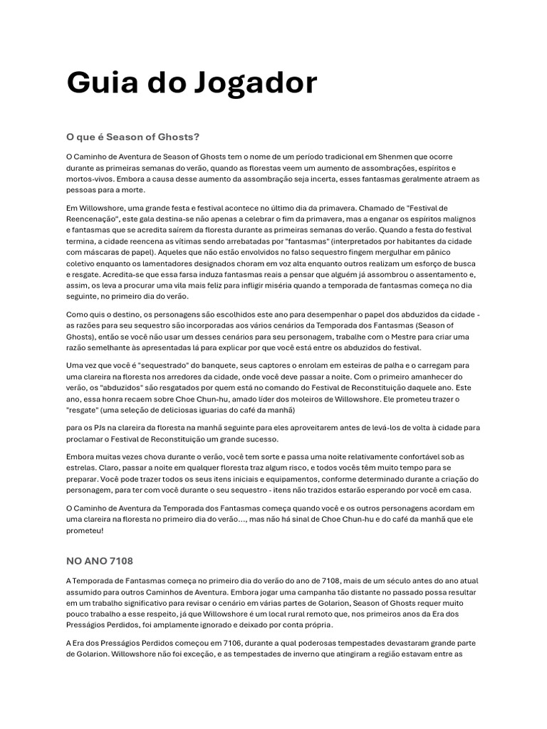 Temporada de Fantasmas em Willowshore | PDF | Tempo | Fé