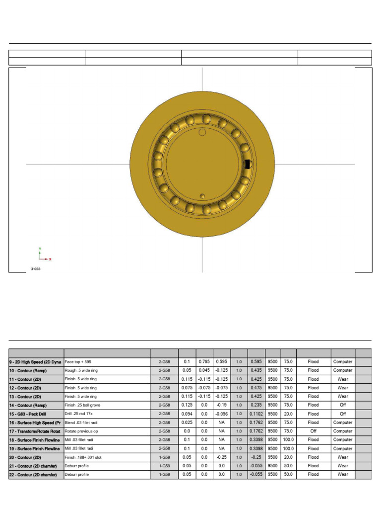 HAAS VF 4X Setup Sheet Guide | PDF | Machining | Metalworking