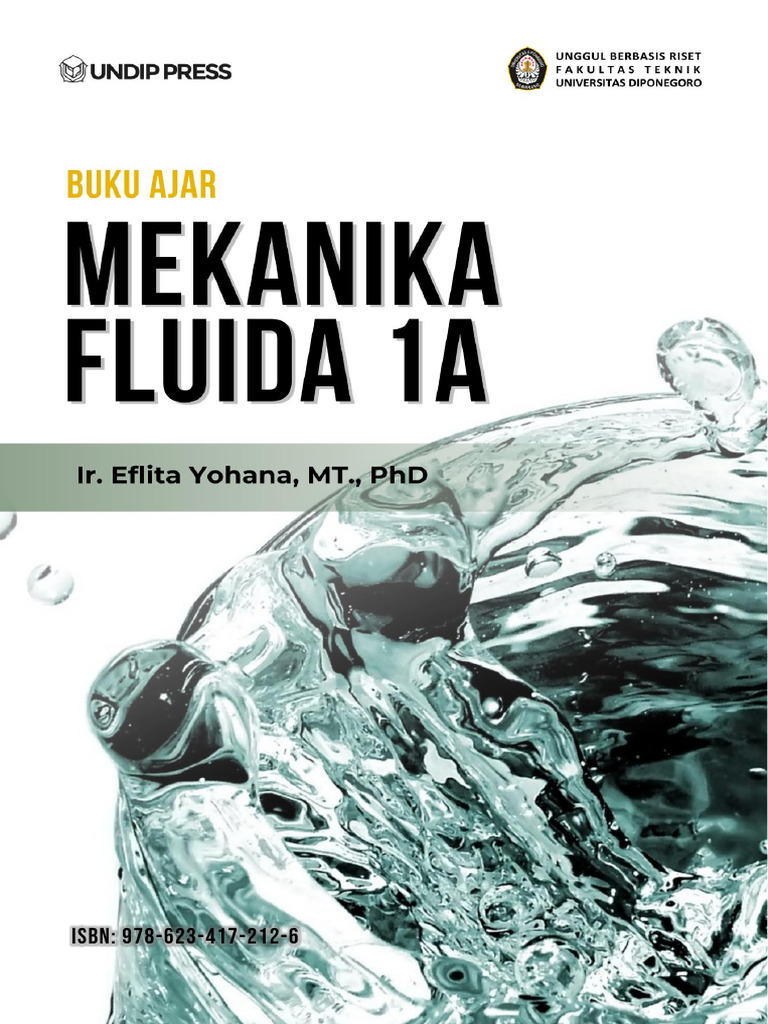 Buku Ajar - Mekanika Fluida 1A - ISBN | PDF