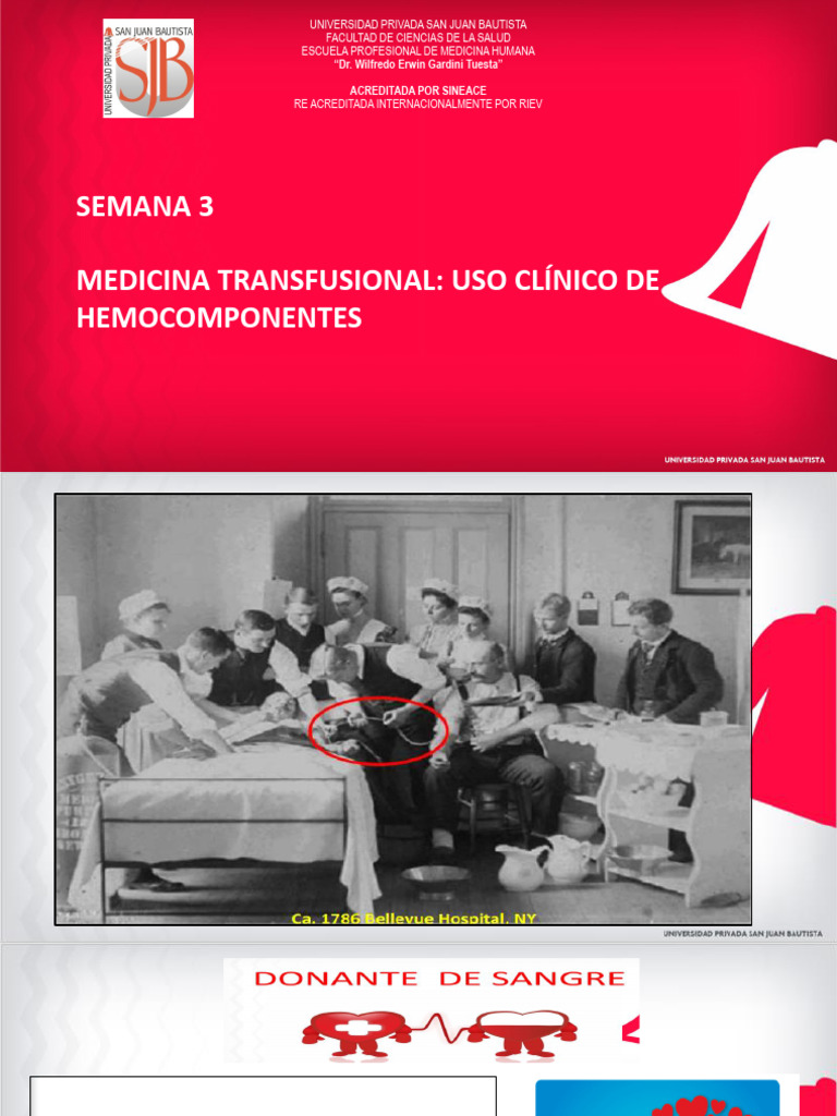 Teoria Medicina Transfusional 2022 | PDF