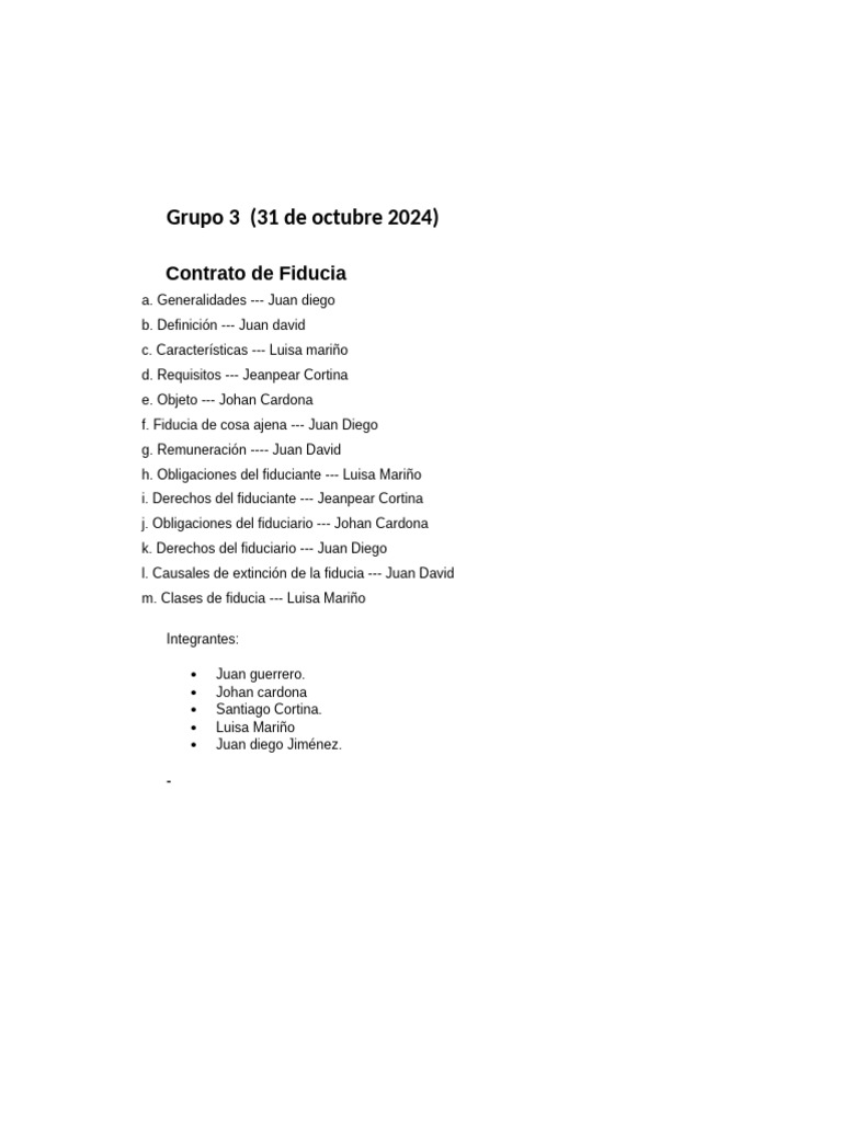 Grupo de Exposiciones Contrato Civil y Mercantil 6591 | PDF