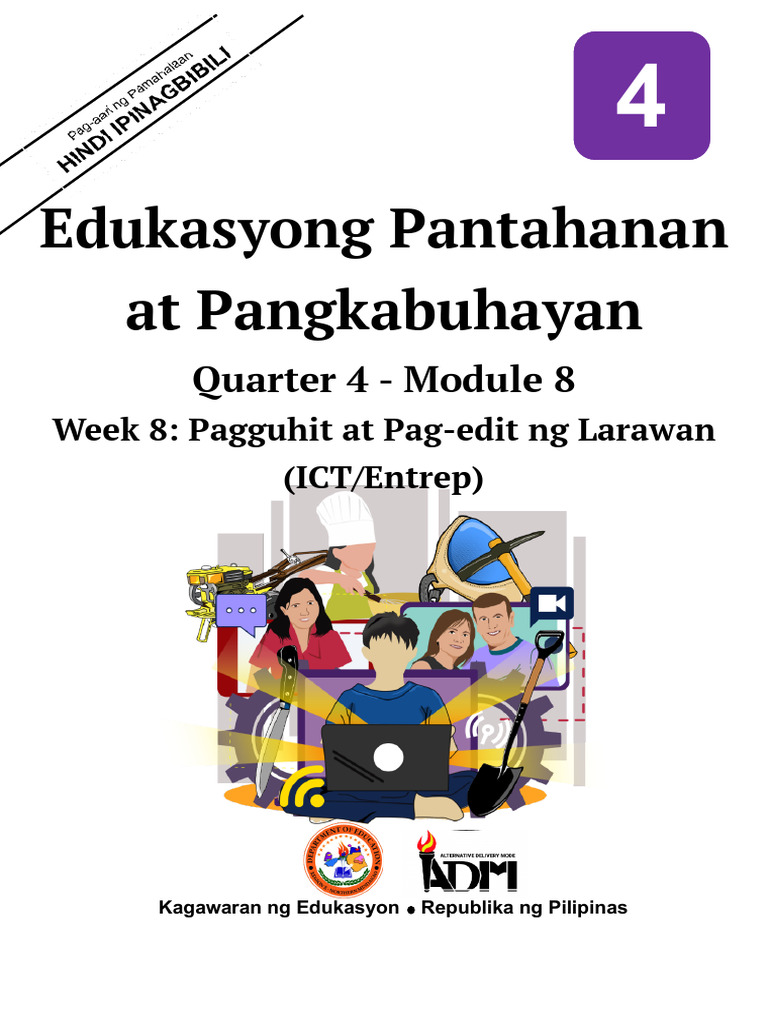 EPP4 q4 Mod8 Pagguhit at Pag Edit NG Larawan.v4 | PDF