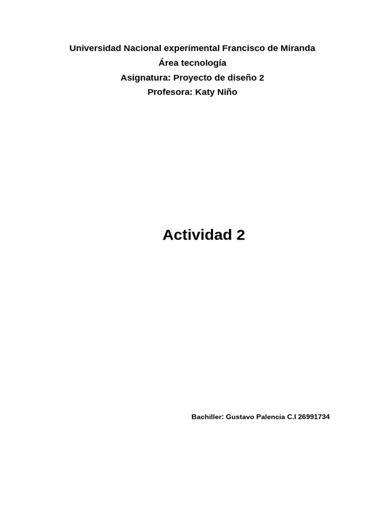 Actividad 2 Proyecto2 | PDF | Crecimiento personal y profesional | Negocios