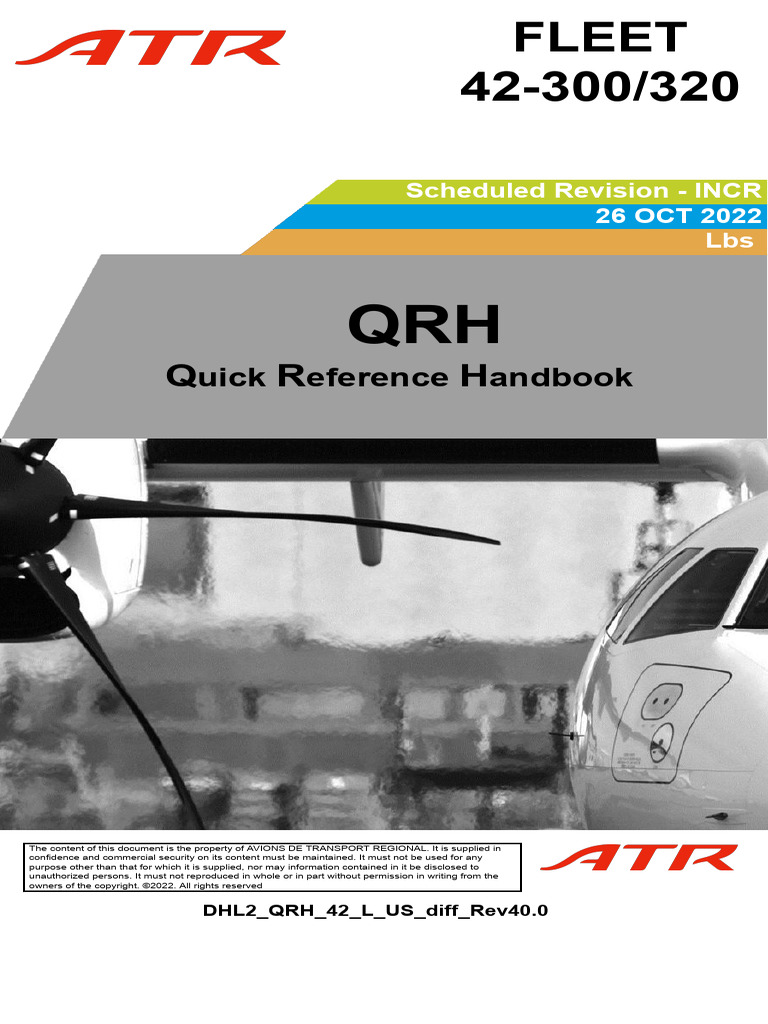 DHL2 QRH 42 L US Diff Rev40.0 | PDF | Aviation | Aircraft