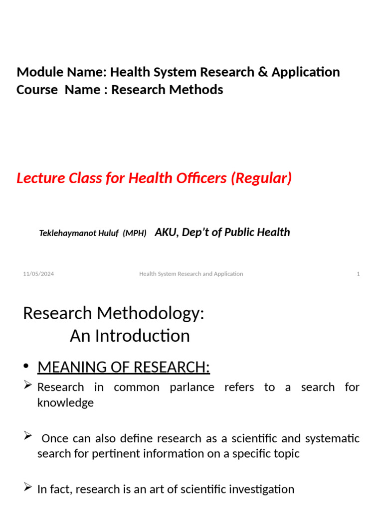 All Teklish PPT RM | PDF | Methodology | Science