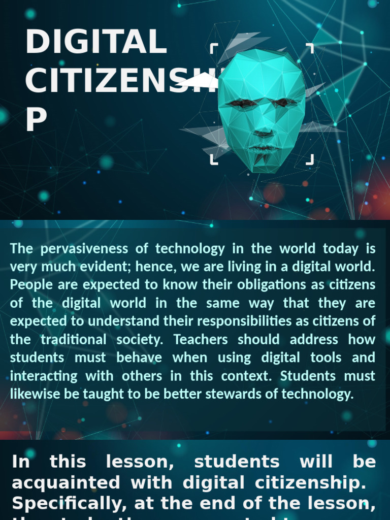 Digital Citizenship Group 6 | PDF | Citizenship | Internet