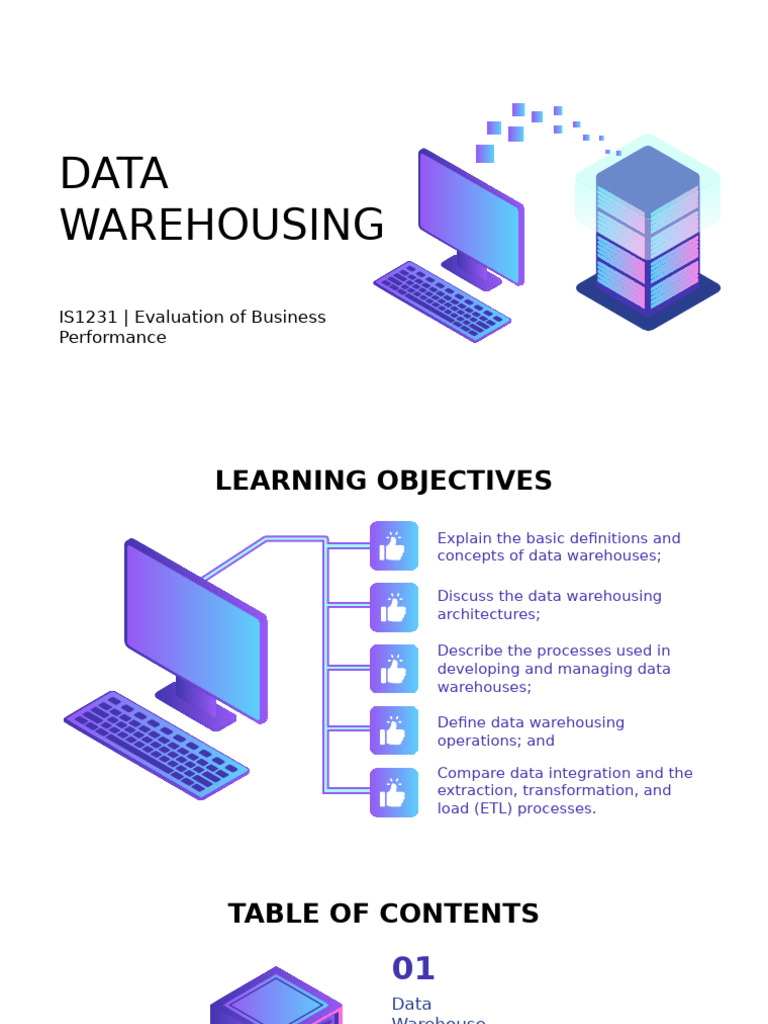 Unit B Data Warehousing | PDF | Data Warehouse | Computing