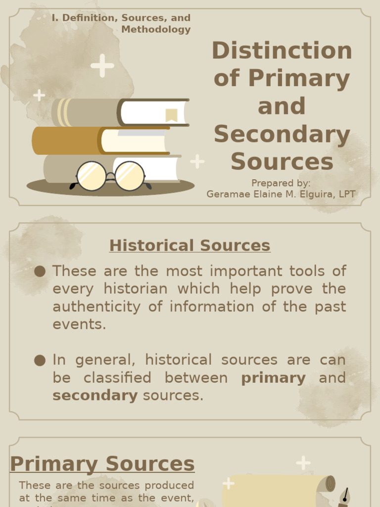 Primary vs. Secondary Sources Explained | PDF | Sculpture | Paintings