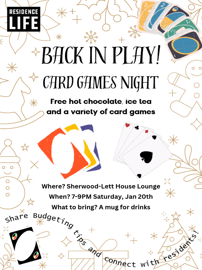 Card Games Night at Sherwood-Lett | PDF